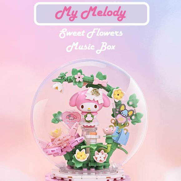 Sanrio | Toys | Official Sanrio My Melody Music Box Building Blocks Set ...